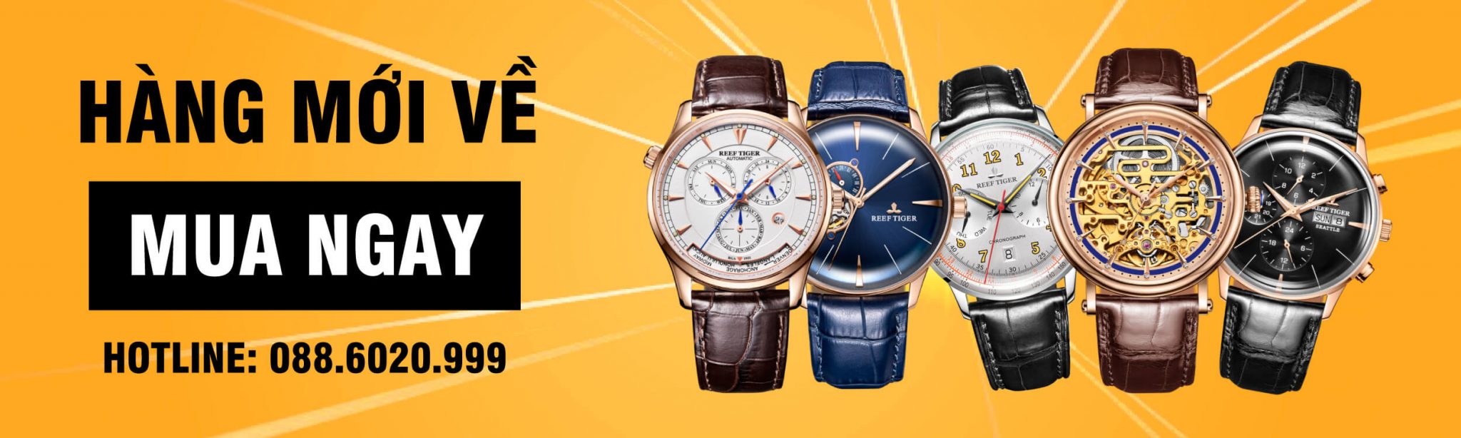 Đồng hồ Reef Tiger chính hãng - Nhà phân phối độc quyền tại VN